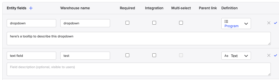 Add descriptive text and tooltips to schema fields – Benchling