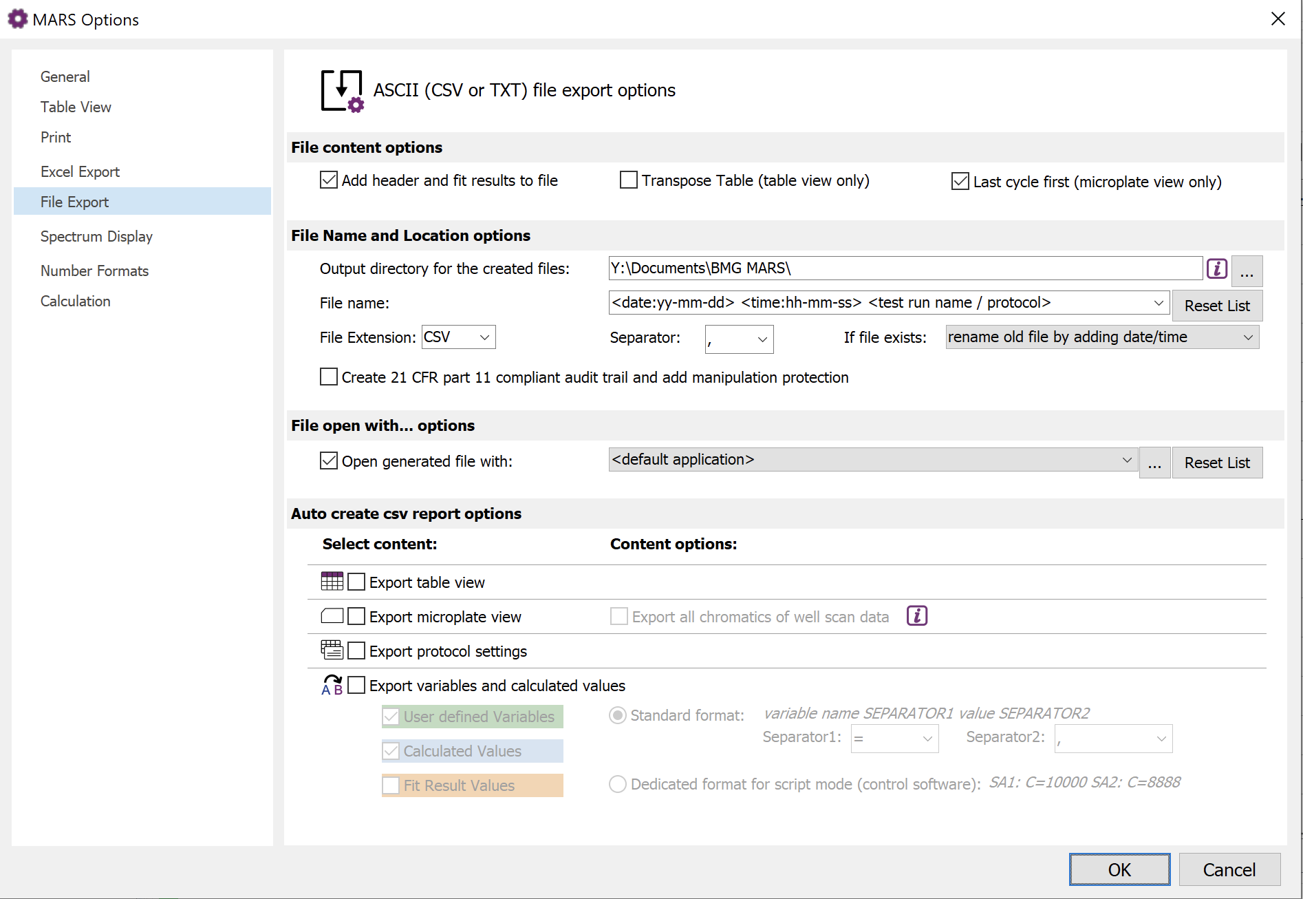 BMG LabTech, MARS Configuration Guide – Benchling