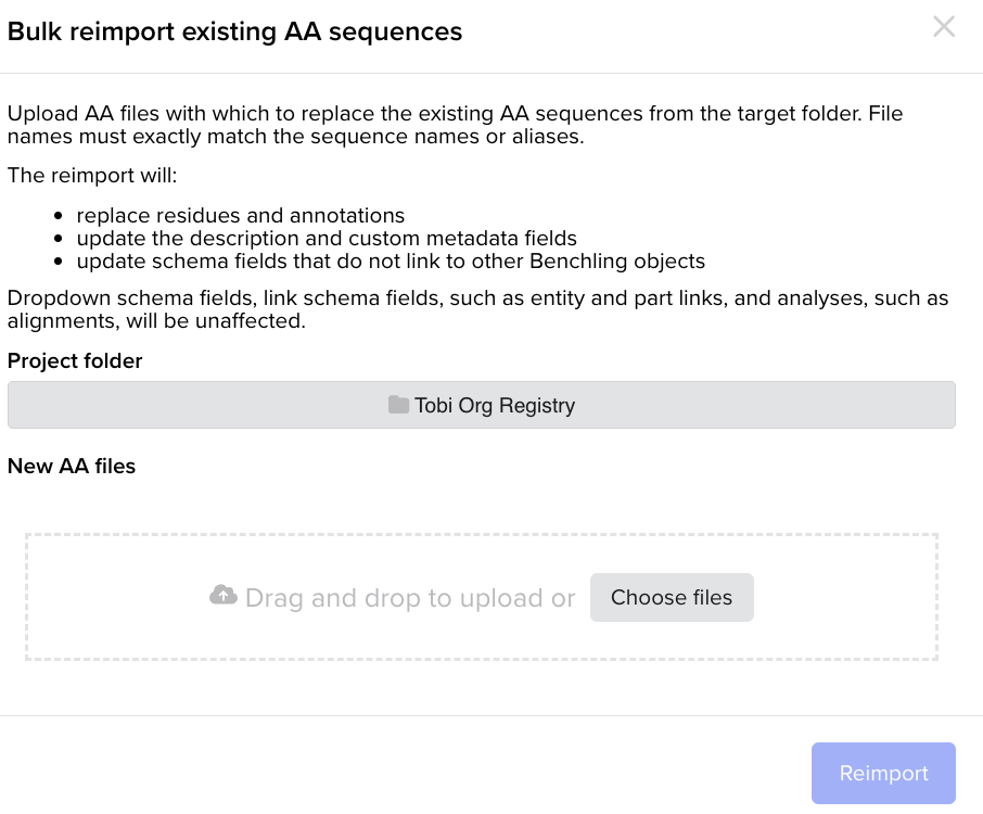 AA sequence overview – Benchling