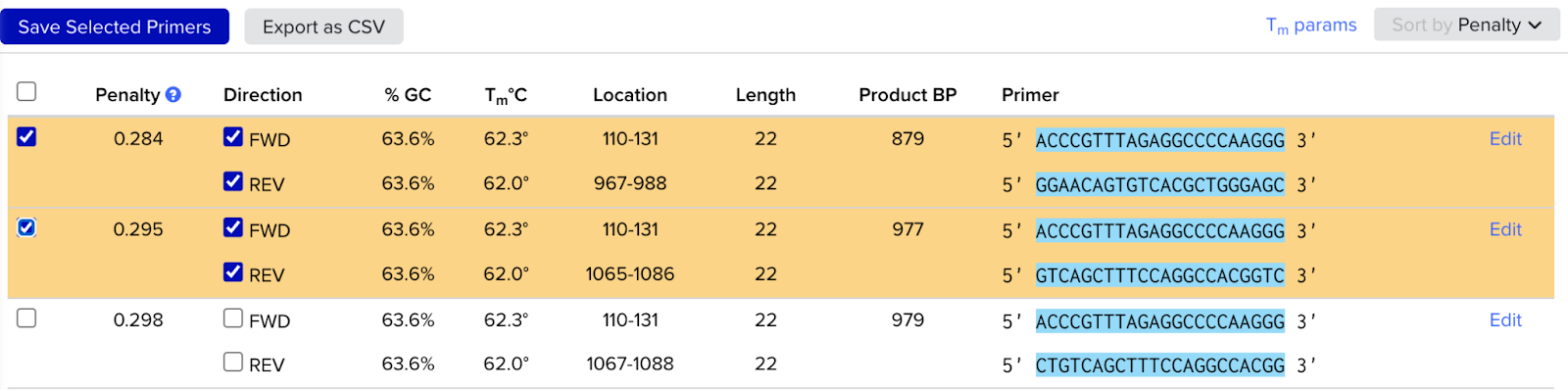 Use primers – Benchling