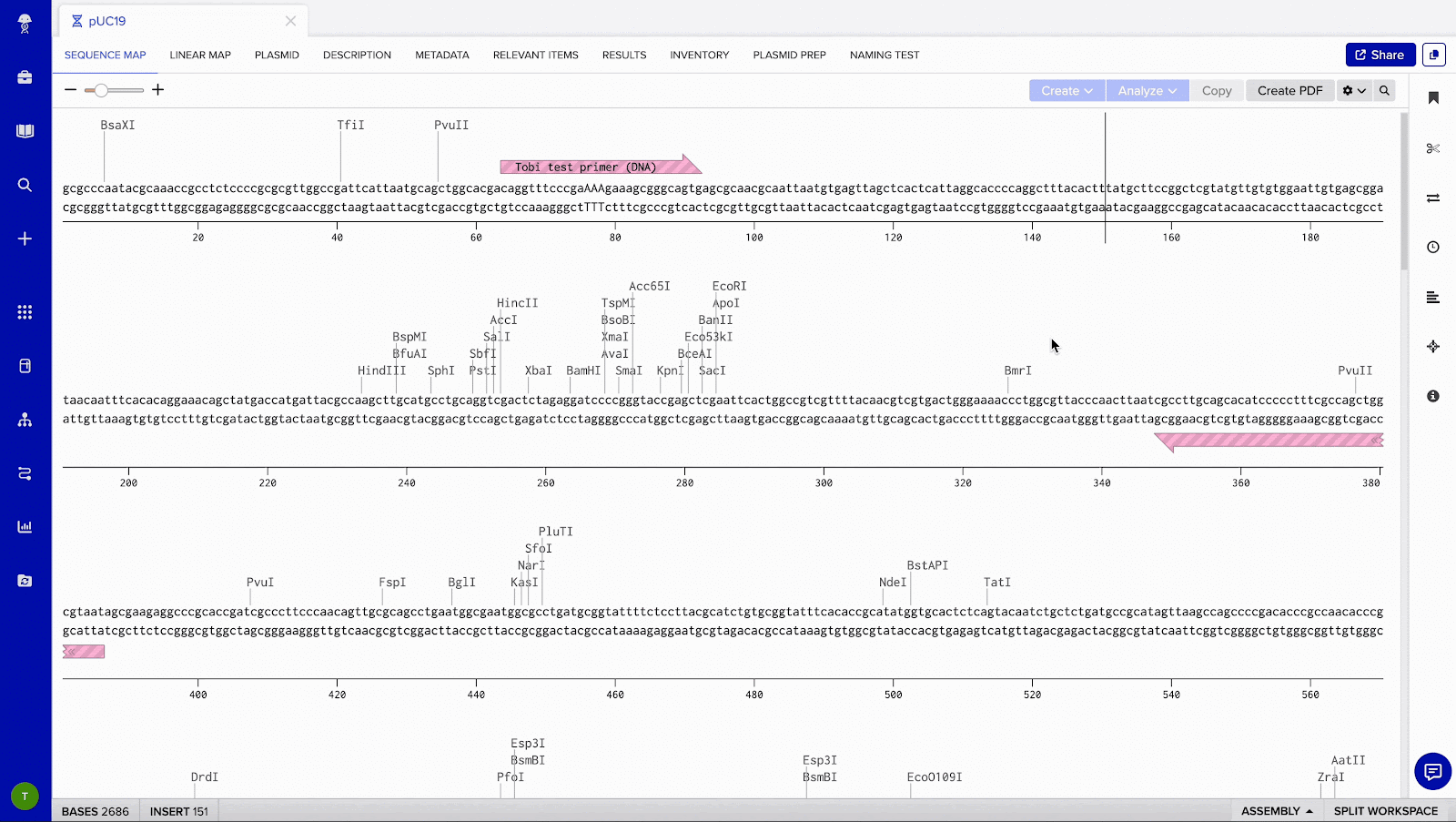 Use primers – Benchling