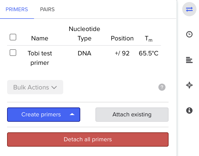Use primers – Benchling