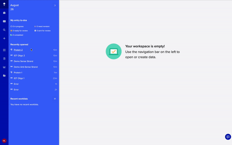 How to create alignments – Benchling