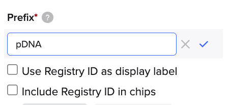 Configure Registry schemas – Benchling