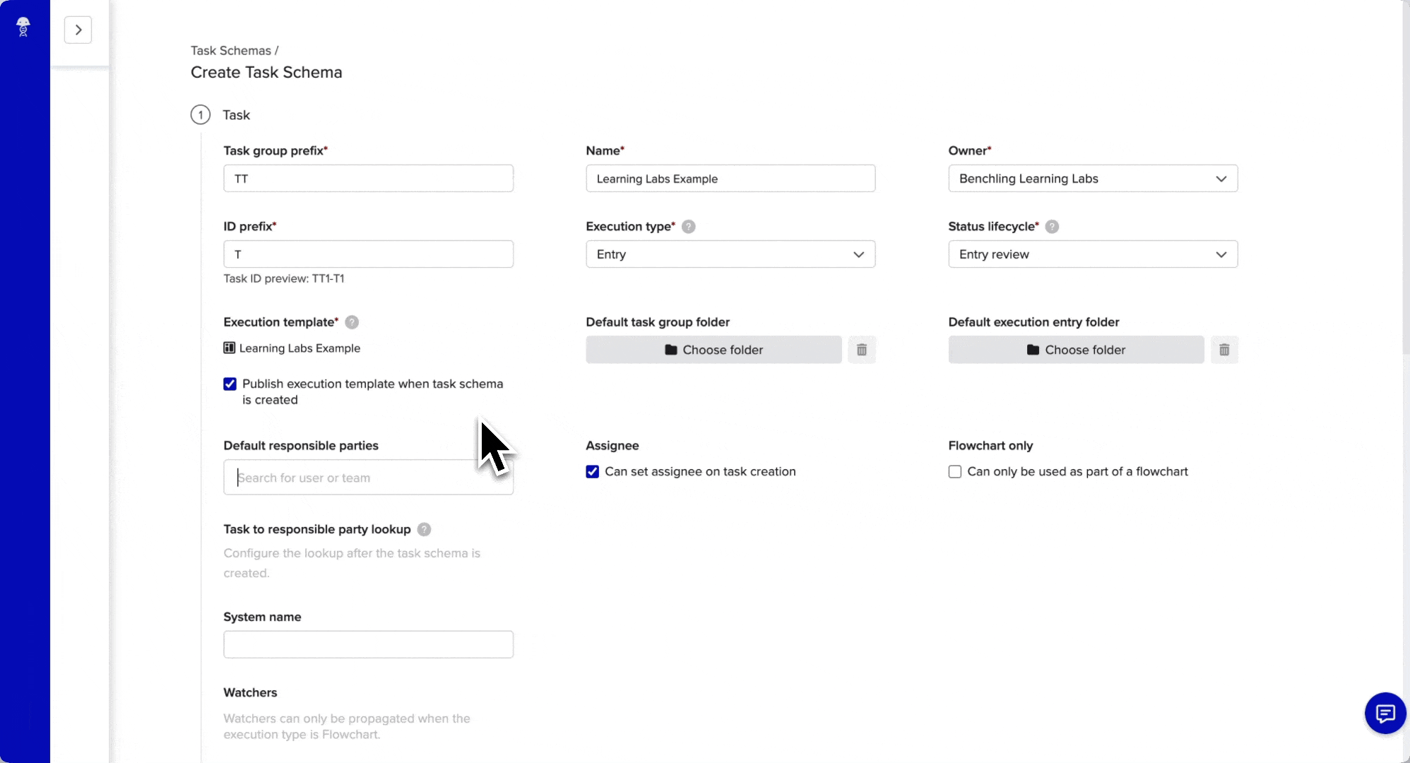 Configure Workflows schemas – Benchling