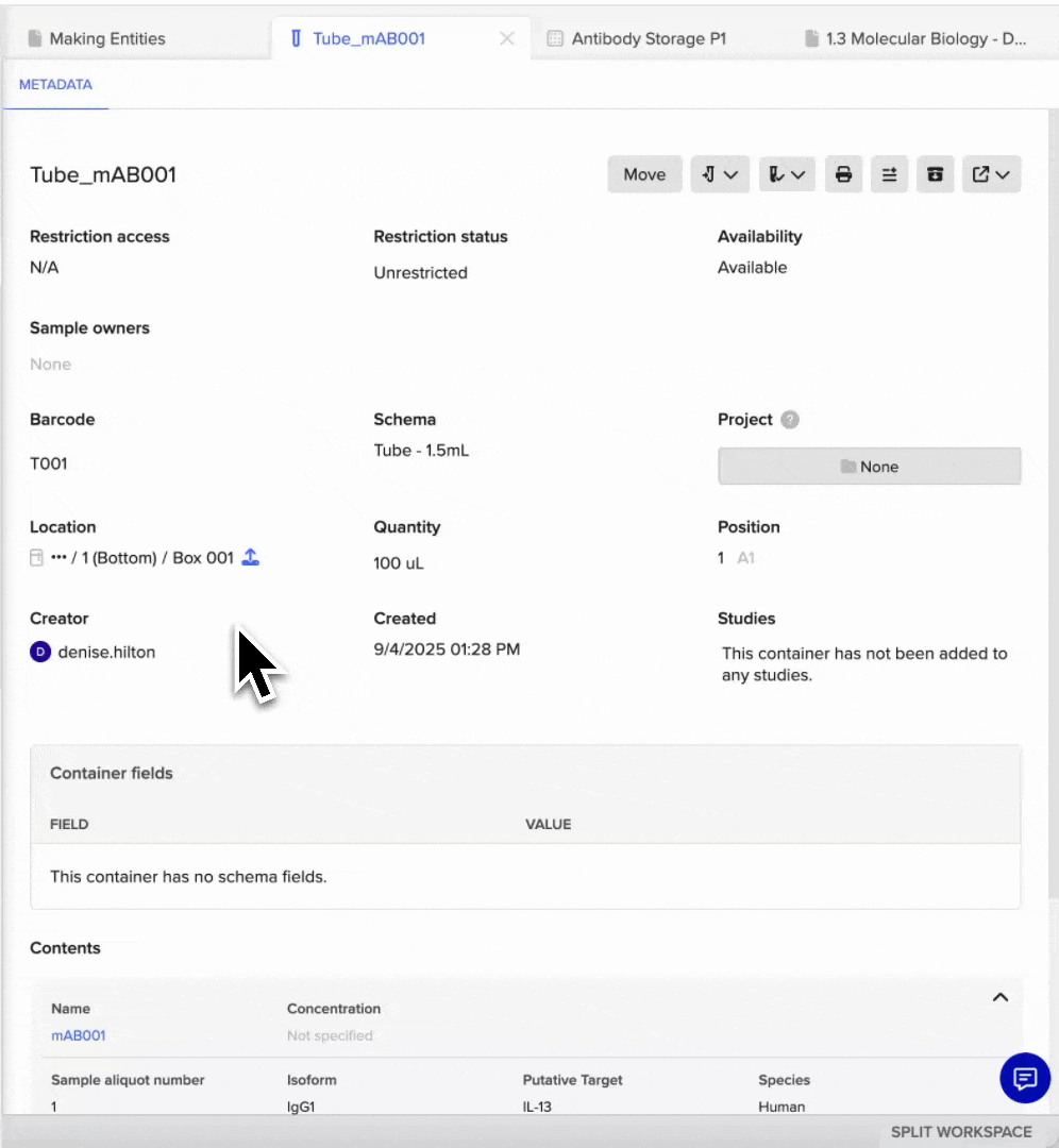 Create and track samples with the Inventory – Benchling