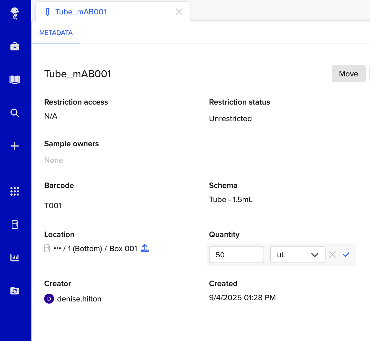 Create and track samples with the Inventory – Benchling