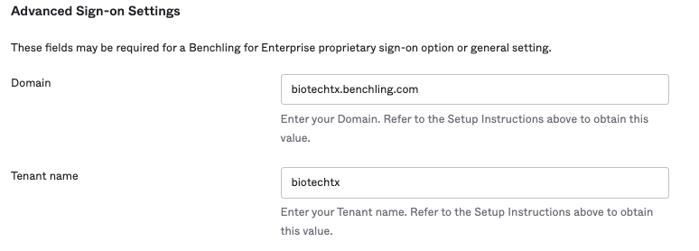 Configure SAML single sign on – Benchling